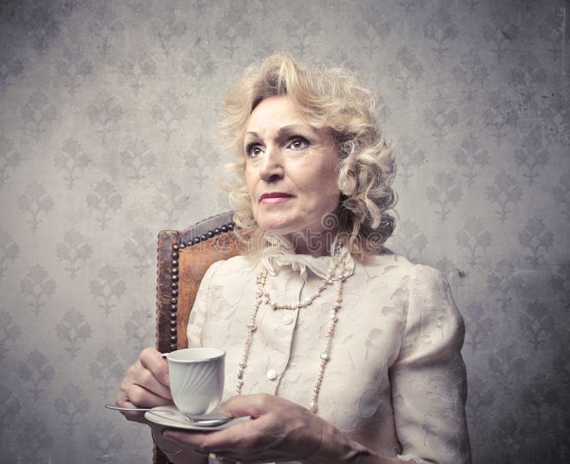 Time for tea stock photo. Image of lady, fashion, adult - 20358948