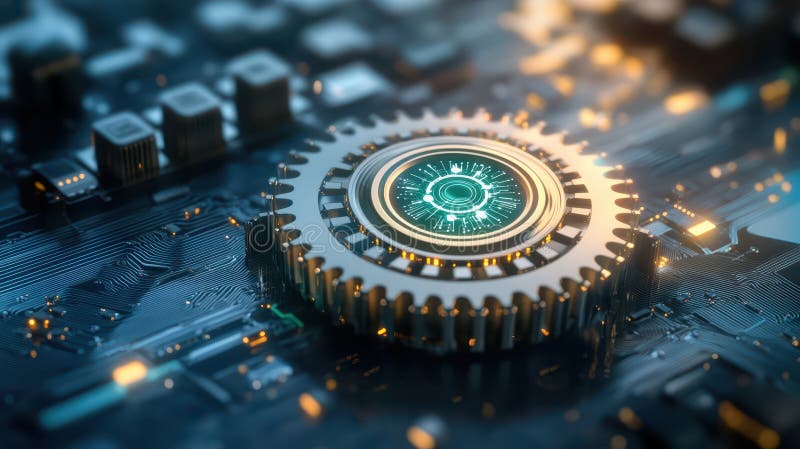 Clock Computer Technology Stock Illustrations – 39,015 Clock Computer ...