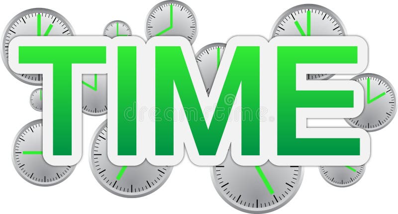 Time for Answers - Clock stock illustration. Illustration of computer ...