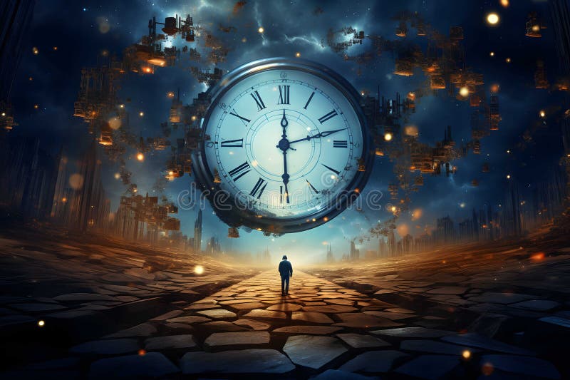 Time Theory, Space of Time Dimension Concept, Universe, Illusion ...