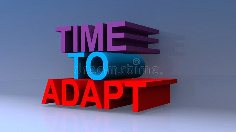 Change and adapt sign stock illustration. Illustration of illustrated ...