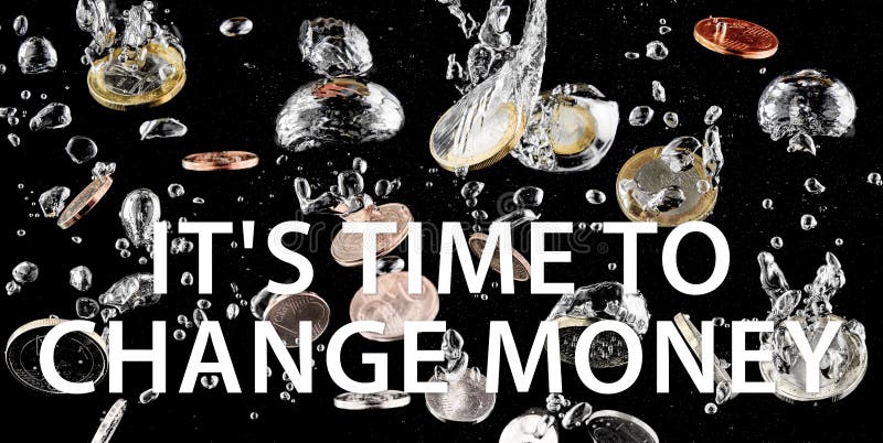 Money splash stock image. Image of money, clear, bubble - 1051427