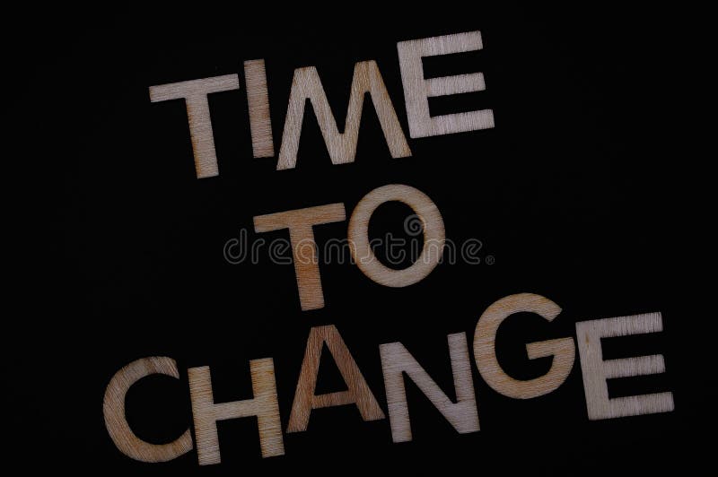 Time to change stock illustration. Illustration of black - 362079181