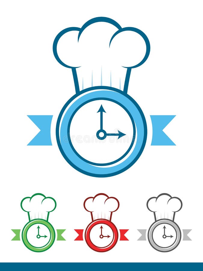 Time to Cook stock vector. Illustration of baker, graphic - 35486505