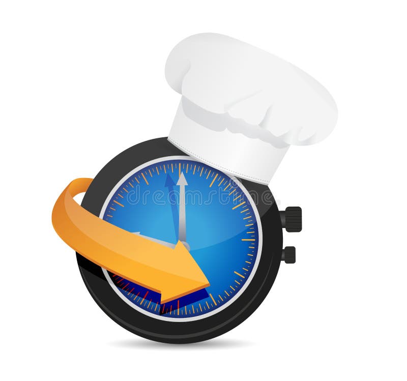 Time To Cook. Illustration Design Stock Illustration - Illustration of ...