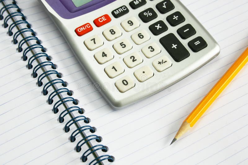 Math Homework stock image. Image of calculator, book, figure - 2174903