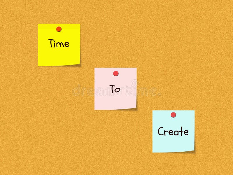 Time To Create Bulletin Board Stock Illustrations – 4 Time To Create ...