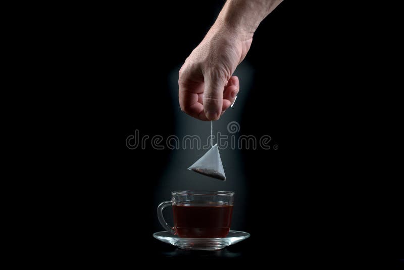 Time To Drink Black Tea in Bags Stock Photo - Image of bags, natural ...