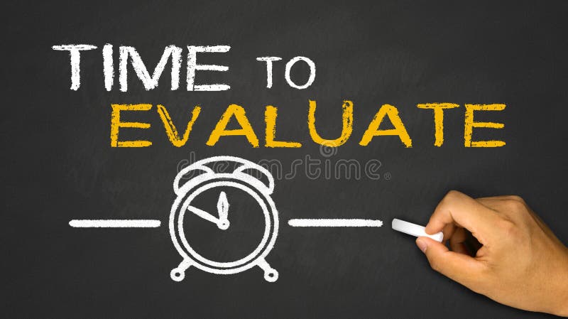 Time to evaluate stock photo. Image of review, development - 48391240