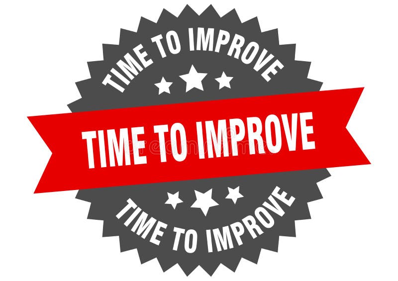 Improve sign stock vector. Illustration of isolated - 160384361