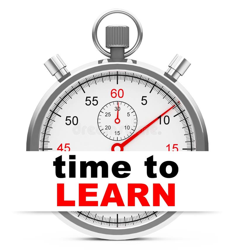 Time to learn stock illustration. Illustration of teacher - 48766063