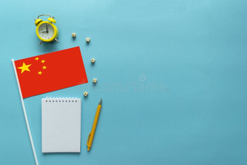 Time To Learn Foreign Language. Flat Composition for Chinese Courses ...