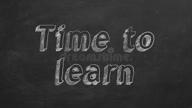 It`s time to learn english stock video. Video of education - 138915265