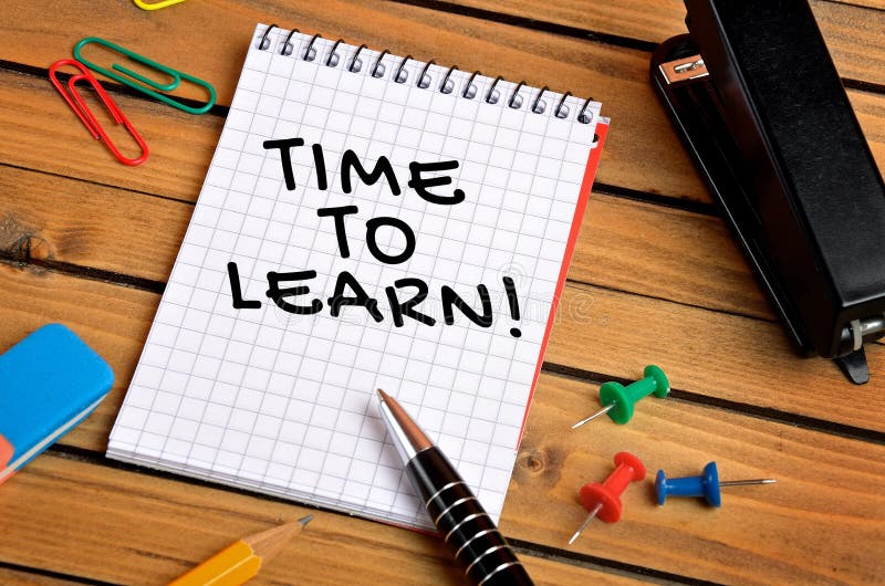 Study time word stock image. Image of leadership, development - 64842329