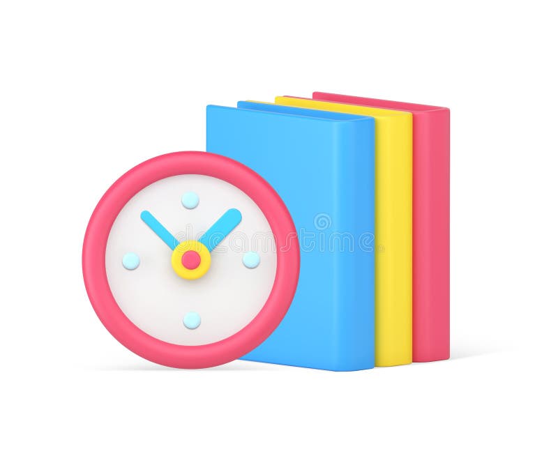 Time To Learning Book Education Reading Back To School Clock Countdown ...