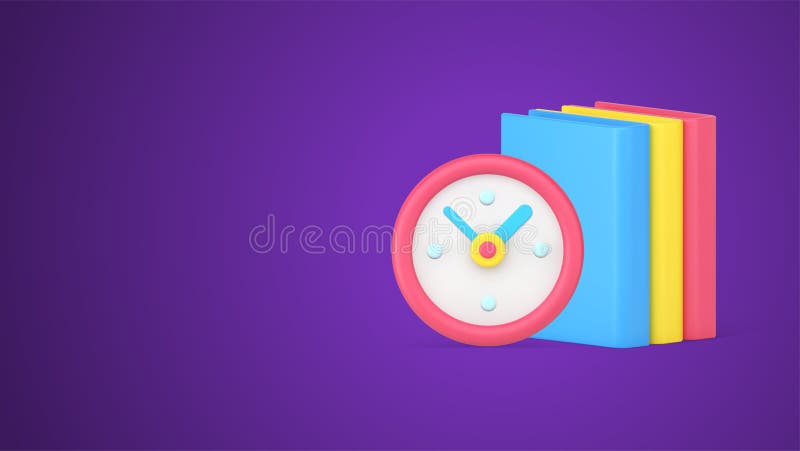 Time To Learning Book Education Reading Back To School Clock Countdown ...