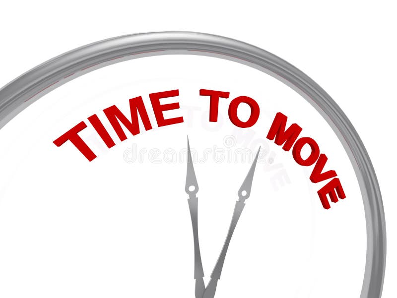 Time to move background stock illustration. Illustration of business ...
