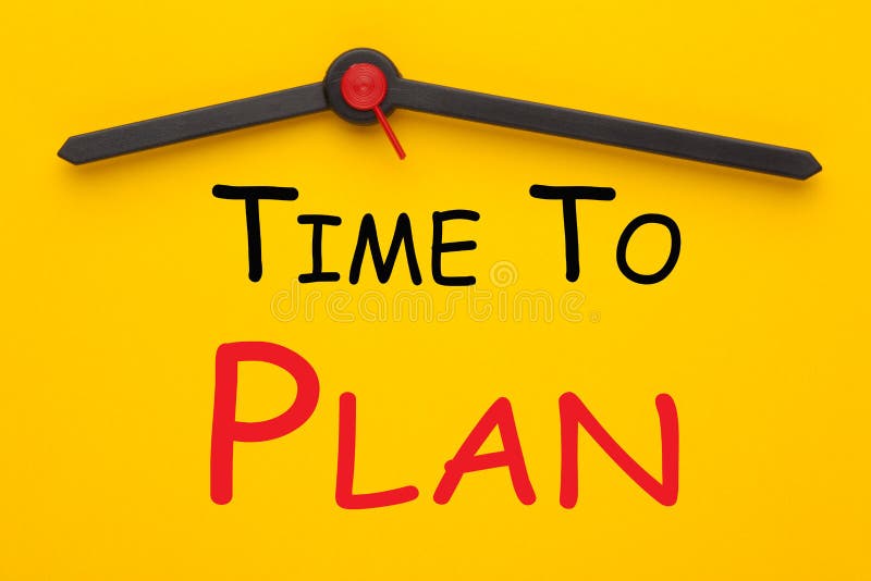 Time To Plan Concept stock photo. Image of operation - 137770792