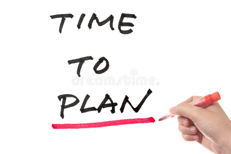 Time to plan stock image. Image of schedule, concept - 54233259