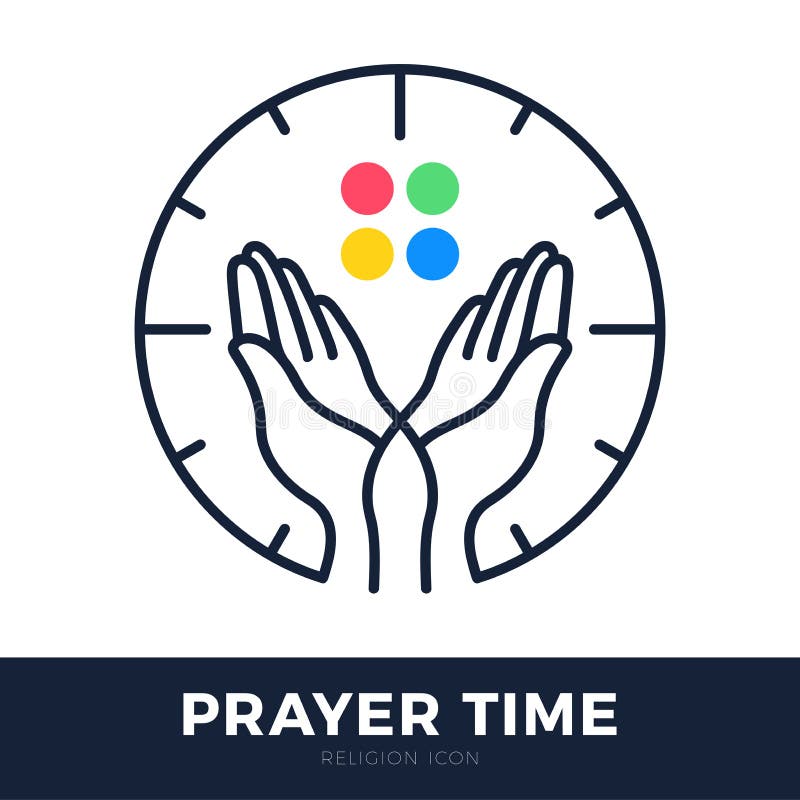Pray Vector Icon. Pray Editable Stroke. Pray Linear Symbol for Use on ...