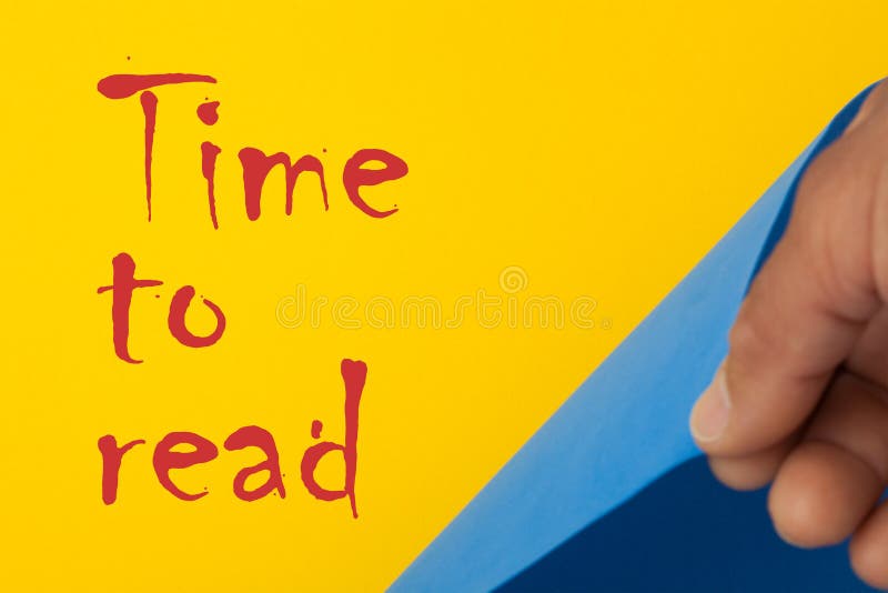 Time To Read Concept stock illustration. Illustration of classroom ...