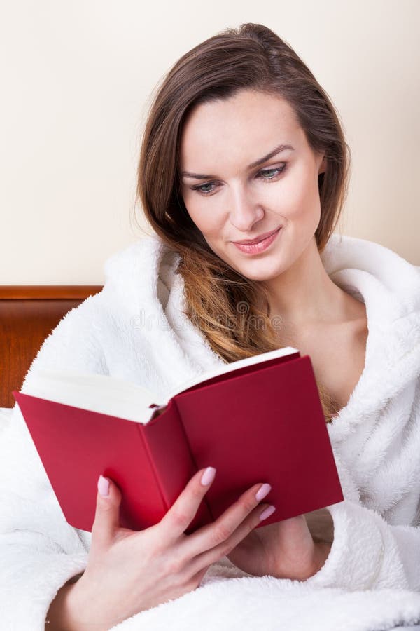 Time to relax with book stock photo. Image of woman, comfort - 39177960