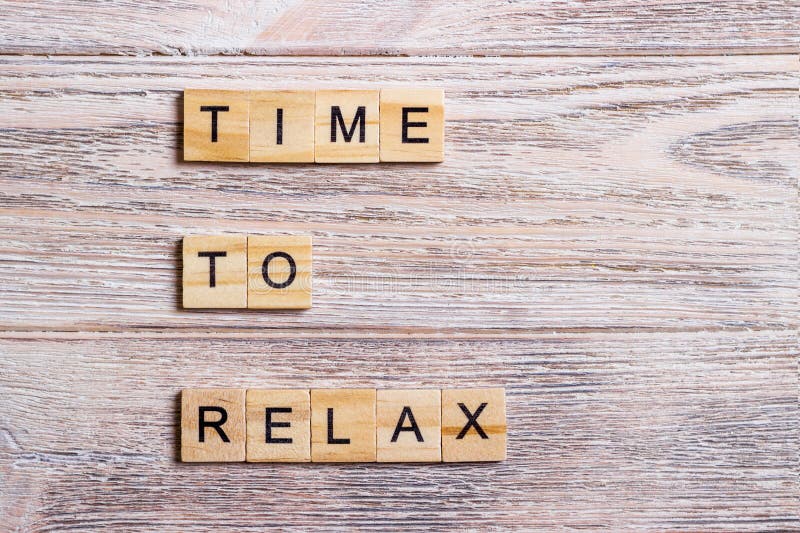 Relax Text Seashells Starfish Concept Stock Photo - Image of stress ...