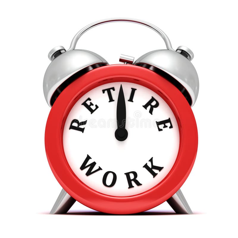 Work Or Retire stock illustration. Illustration of destination - 30835941