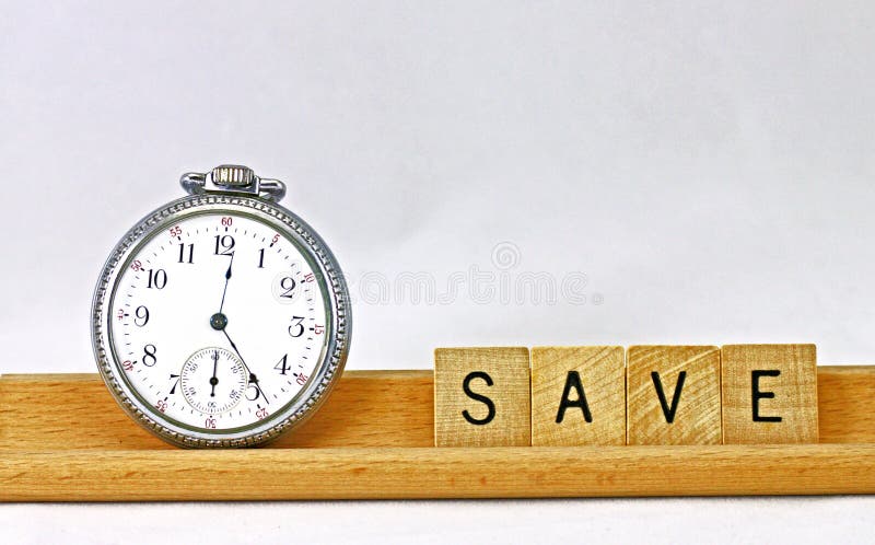 Time to save stock photo. Image of clock, savings, budget - 12440888