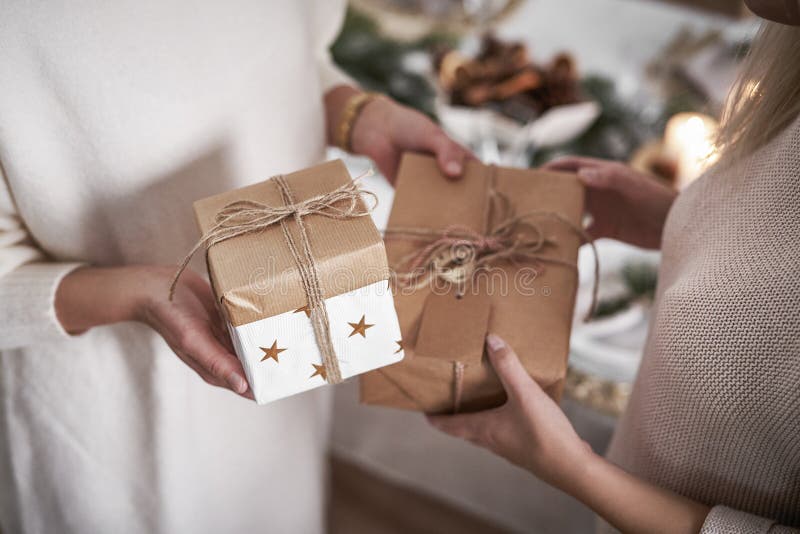 Celebration of Christmas Eve Stock Photo - Image of sharing, presents ...