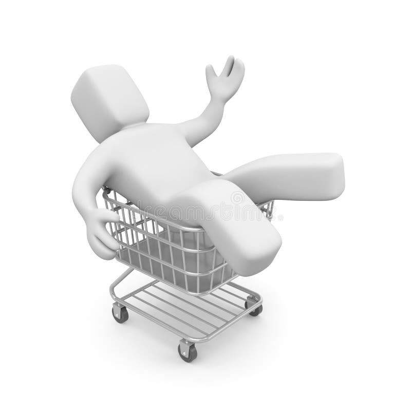 Time to shopping stock illustration. Illustration of commerce - 23300597