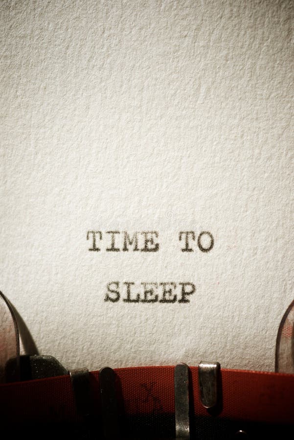Time to sleep stock image. Image of writing, concept - 269202731