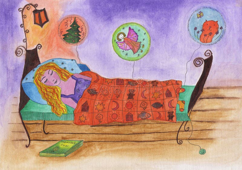 Time to Sleep stock illustration. Illustration of illustrations - 30549816