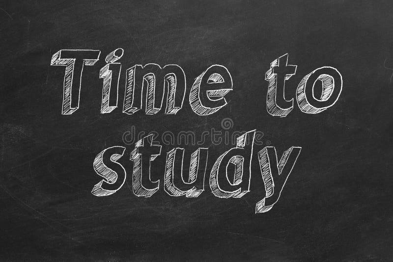 Time to study stock illustration. Illustration of sketch - 146142895