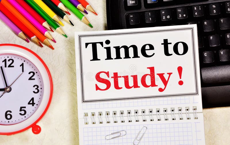 Study reminder concept stock image. Image of exercise - 132862433