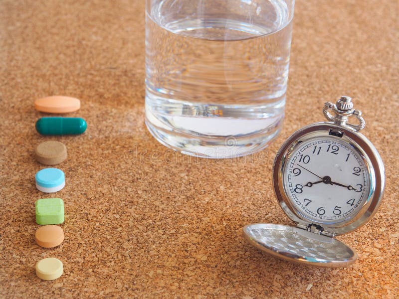 Time to take medicine stock photo. Image of design, concept - 98418198