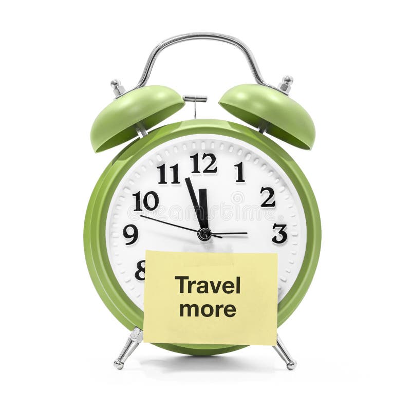 Time to travel stock photo. Image of clock, tourism, note - 62126162
