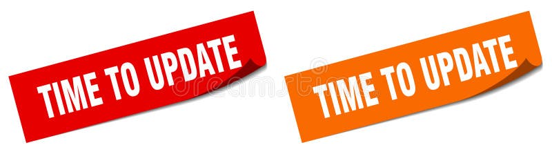 Time to update stamp stock vector. Illustration of vintage - 89310185