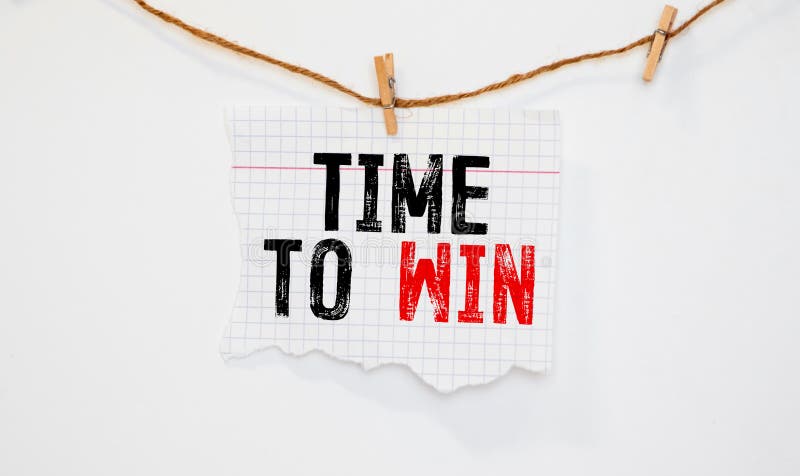 Time To Win. Business Concept Stock Image - Image of target ...