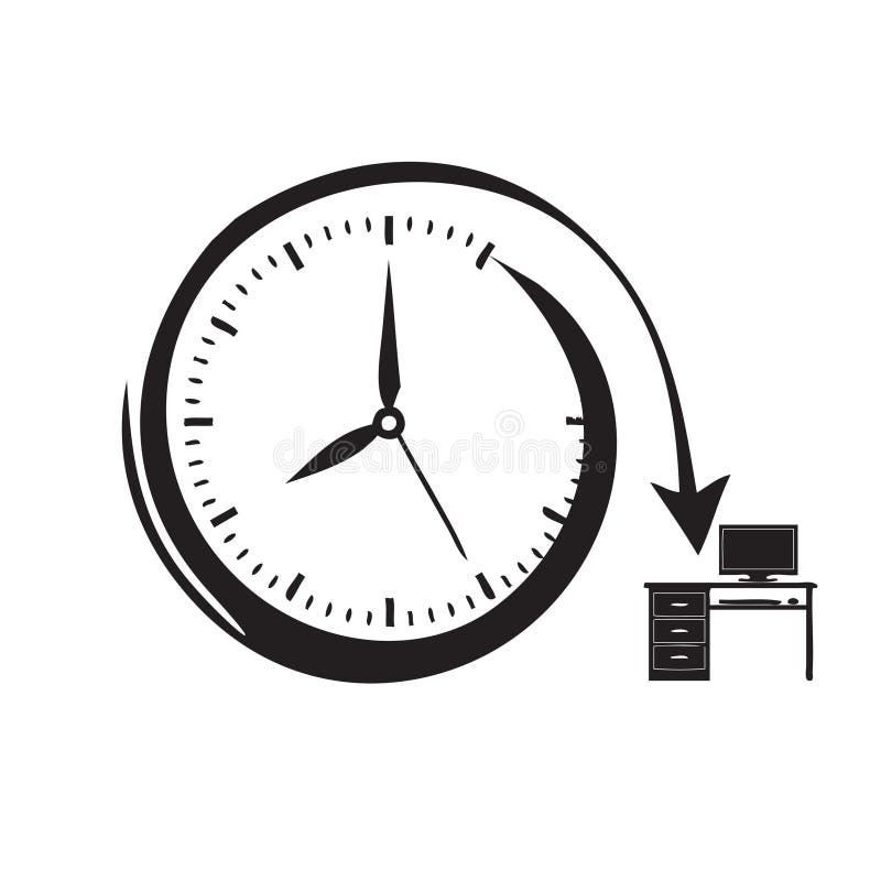 Time tracking stock vector. Illustration of control - 327870444