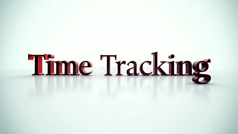 Time Tracking Text - Methods for Better Productivity in daily Tasks Stock Illustration ...