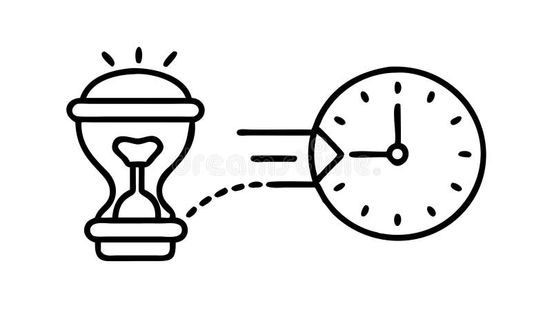 Time Transition Idea Icon Vector for Evolution and Progress, Vector ...