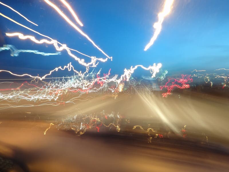 Time Travel stock image. Image of movement, lights, lightning - 28488997