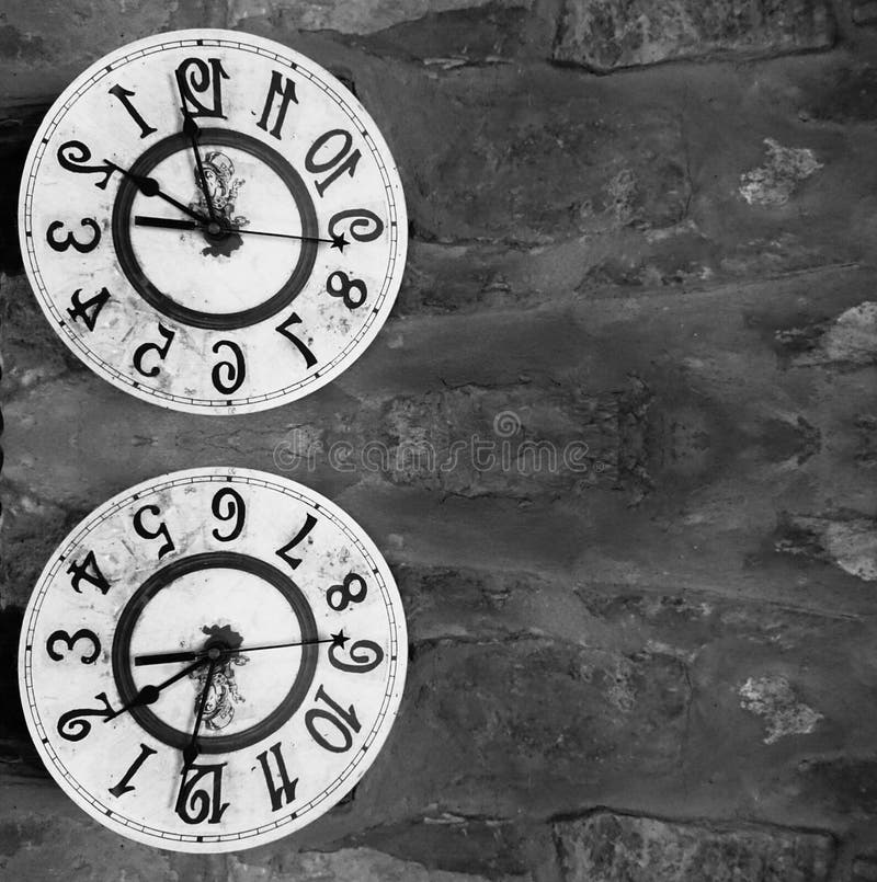 Time Travel Backwards Wall Clock Stock Photo - Image of travel, time ...