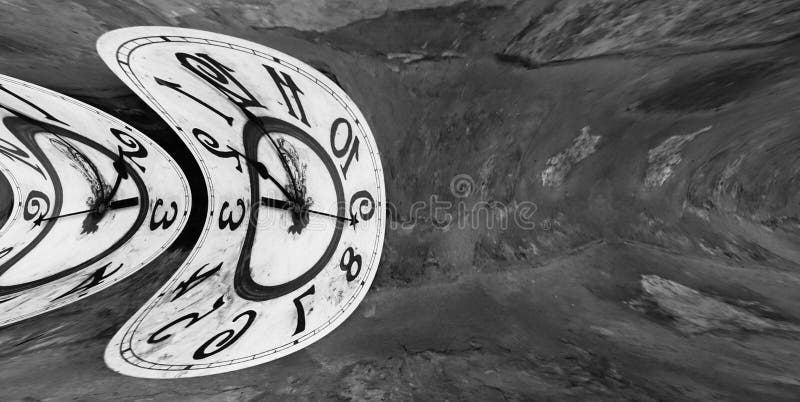 Time Travel Backwards Wall Clock Stock Photo - Image of time, clock ...
