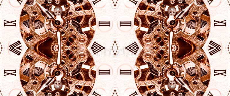 Time Travel Classic Clock Background Abstract Stock Image - Image of ...