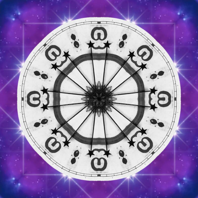 Time Travel Clock Face Abstract Background Stock Illustration ...