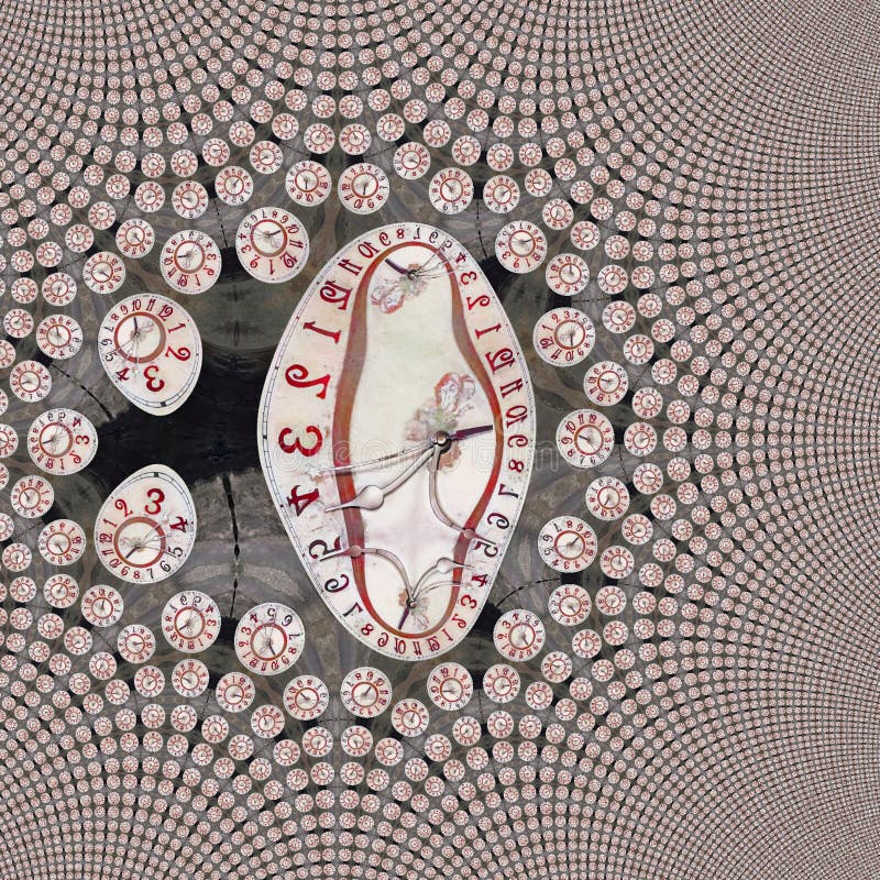 Time Travel. Fourth Dimension Abstract Background Stock Photo - Image ...