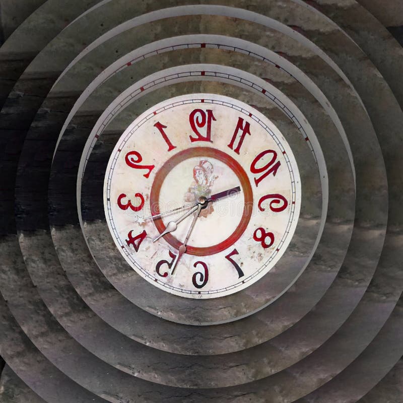 Time Travel. Fourth Dimension Abstract Background Stock Image - Image ...