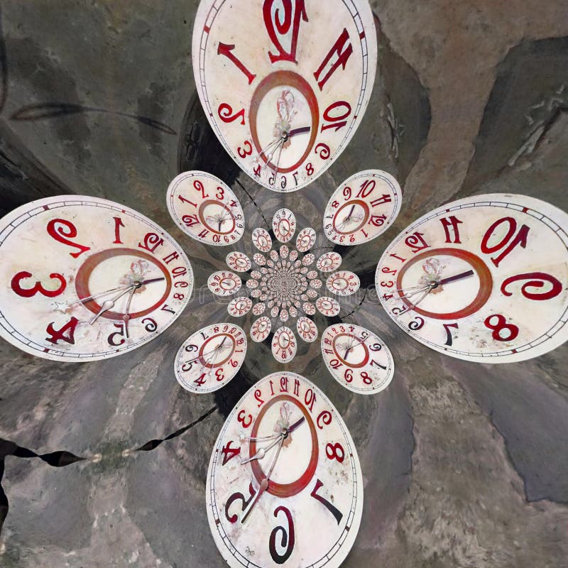 Time Travel. Fourth Dimension Abstract Background Stock Photo - Image ...